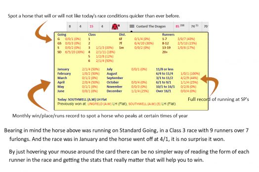 Updated Pop Ups and Form Guides - Inform Racing