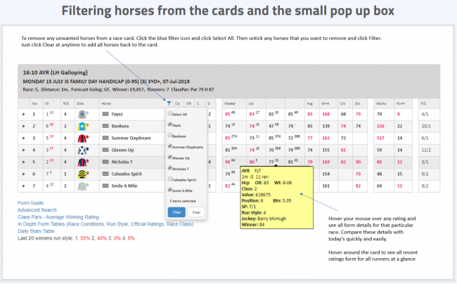 Race Cards Tutorial - Inform Racing